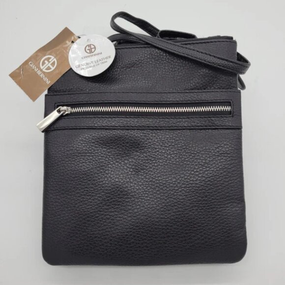 Giani Bernini | Bags | Giani Bernini Solid Black Softy Core Crossbody ...